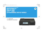 Motorola XPR 5550, XPR 5580, XPR 5550e, XPR 5580e User Guide | Manualzz