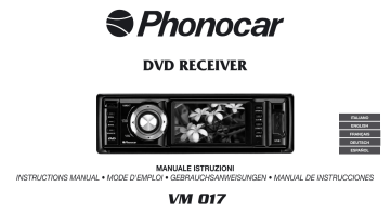 Phonocar VM 017 Instruction manual | Manualzz