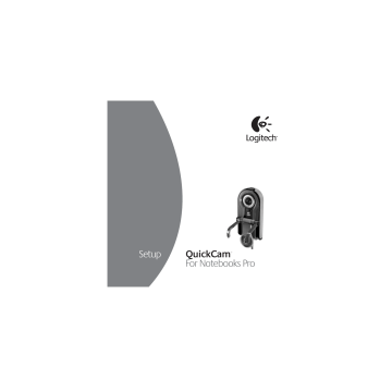 QuickCam For Notebooks Pro User Manual | Manualzz