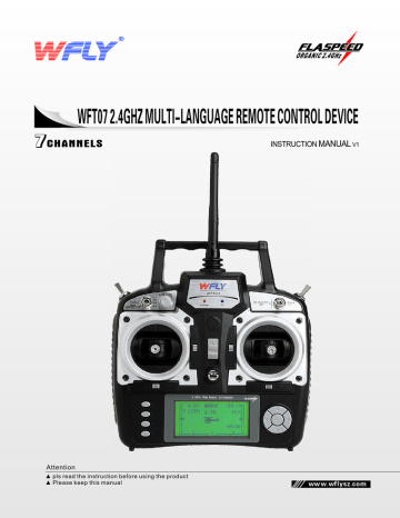 WFLY WFT07 Instruction manual | Manualzz