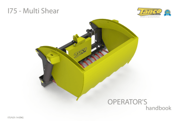 Tanco I75 Multi Shear Operator's Handbook | Manualzz
