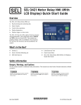 SEL-710 Motor Protection Relay Express Installation Guide | Manualzz