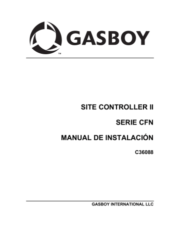 Gasboy SITE CONTROLLER II CFN Serie Installation manual | Manualzz