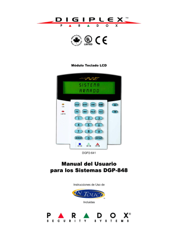 Digiplex DGP-848 Manual de usuario | Manualzz