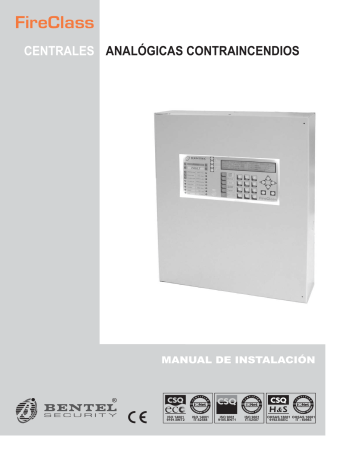 Bentel Security FireClass FC520 Installation manual | Manualzz