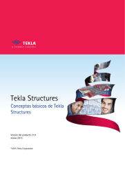 Tekla Tekla Structures - User Guide, Manual, User guide