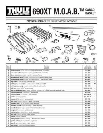 Thule 690XT M.O.A.B Owner Manual | Manualzz