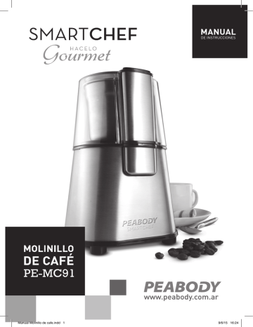 Peabody SMARTCHEF HACELO Gourmet PE-MC91 Manual de usuario | Manualzz