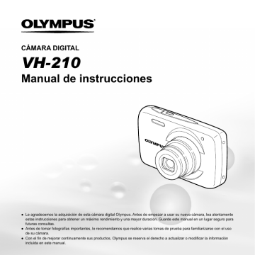 Olympus VH-210 Guía del usuario | Manualzz