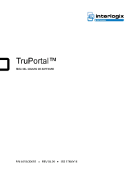 Interlogix TruPortal - User Guide, User manual
