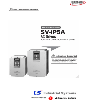LS Industrial Systems SV-iP5A Manual de usuario | Manualzz