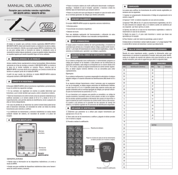 X-28 MPI BEEPR-MPXH Manual de usuario | Manualzz
