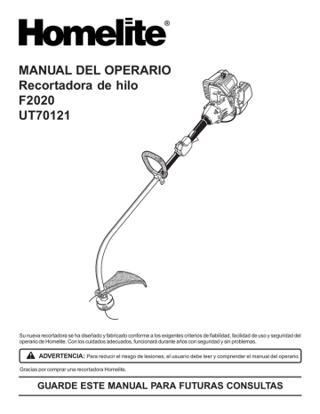 Homelite F2020 Manual de usuario | Manualzz