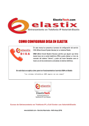 Elastix Elastix - User Guide, Manual, User manual