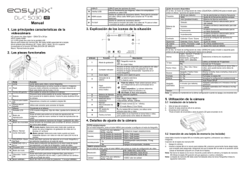 Easypix DVC-5030 HD Manual de usuario | Manualzz
