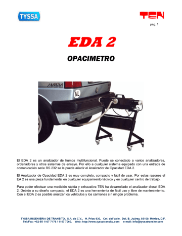 Opacímetro EDA 2 - Manual de Usuario | Manualzz