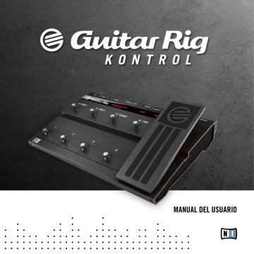 Native Instruments Guitar Rig 4 Manual de usuario | Manualzz