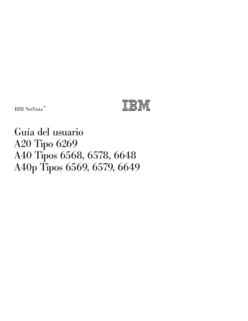 IBM NetVista A40p 6569 El manual del propietario | Manualzz