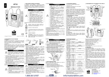HT 12 User manual | Manualzz