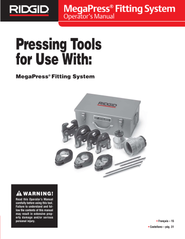 RIDGID MegaPress User manual | Manualzz