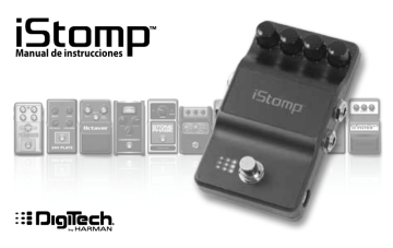 Harman DigiTech iStomp Manual de usuario | Manualzz