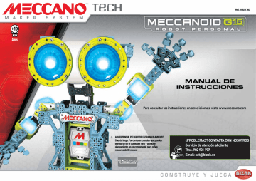Meccano Meccanoid G15 Manual de usuario | Manualzz