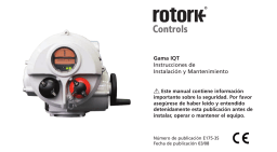 rotork IQTM - Installation and Maintenance Instructions, Manual ...