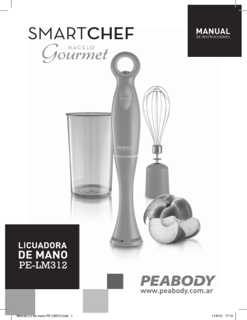 Peabody SMARTCHEF Gourmet PE-LM312 Manual de usuario | Manualzz