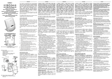 DSC LC-100-PI Installation manual | Manualzz