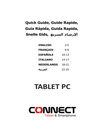 Connect Tablet Quick Guide | Manualzz