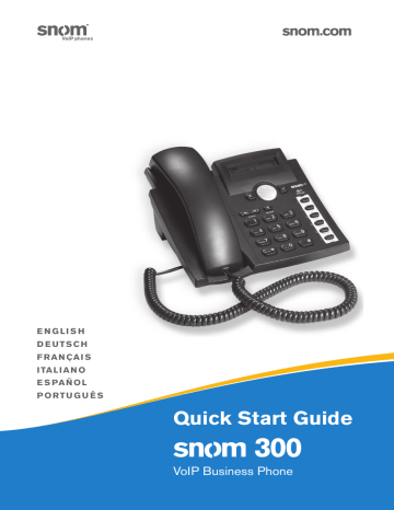snom 300 Quick Start Guide | Manualzz