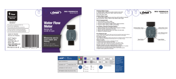 Orbit Water Flow Meter 52212 User Manual | Manualzz