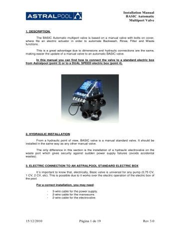 Astralpool SYSTEM VRAC BASIC Installation Manual | Manualzz