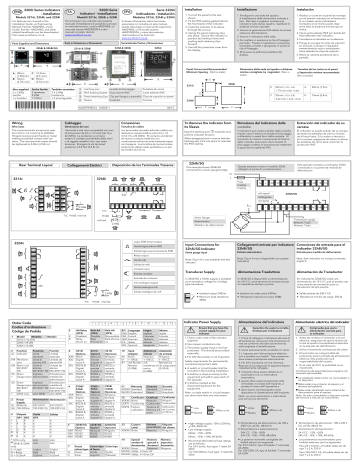 Eurotherm 3200 Installation guide | Manualzz