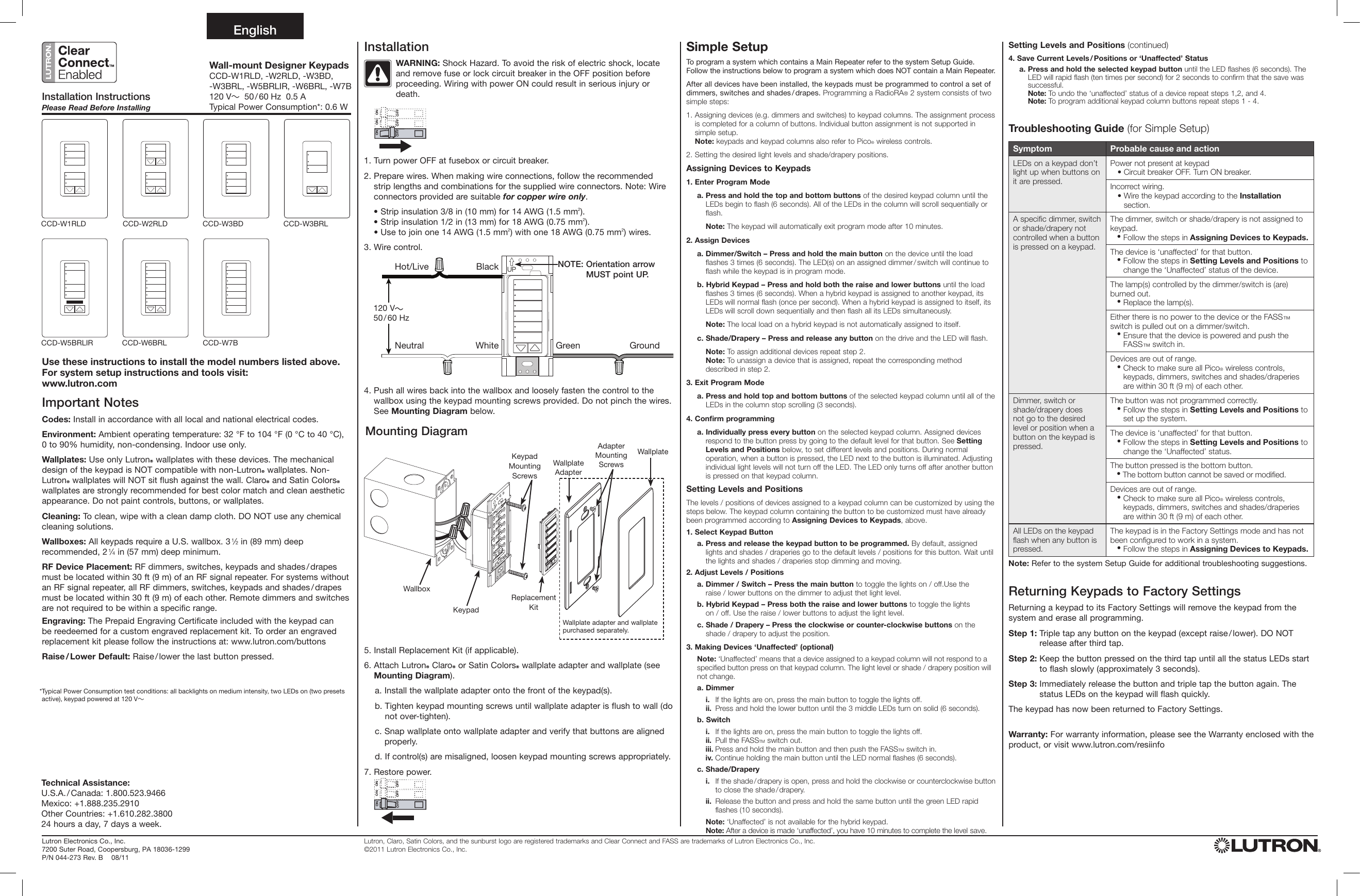 Lutron Hybrid Keypad Wiring Diagram - Wiring Diagram