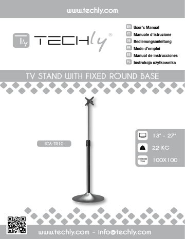 Techly ICA-TR10 Column Support User Manual | Manualzz