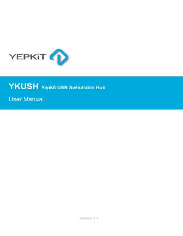 YKUSH Switchable USB Hub User Manual | Manualzz