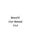RetroFE software User Manual | Manualzz