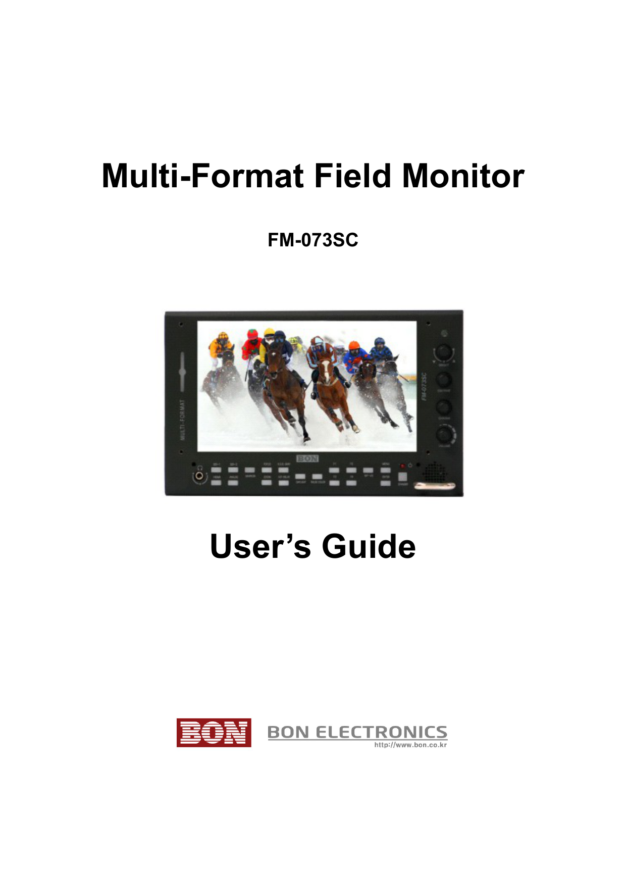 BON ELECTRONICS FM-073SC User manual | Manualzz