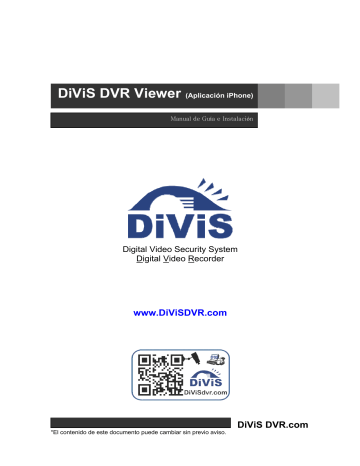 DiViS DVR Viewer Manual de Guía e Instalación | Manualzz