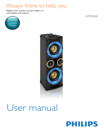 Philips NTRX 500 Mini Hi-Fi System User Manual | Manualzz