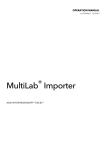 WTW MultiLab® Importer User Manual | Manualzz