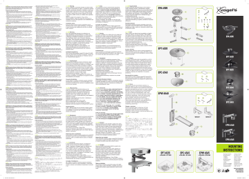MOUNTING INSTRUCTIONS | Manualzz
