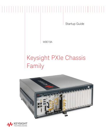 Keysight Technologies M9019A PXIe Startup Manual | Manualzz