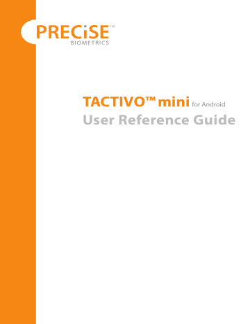 Tactivo mini User Reference Guide | Manualzz