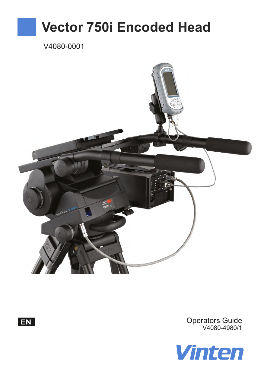 Vinten Vector 750i Operator Guide | Manualzz