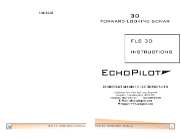EchoPilot FLS 3D Instructions | Manualzz