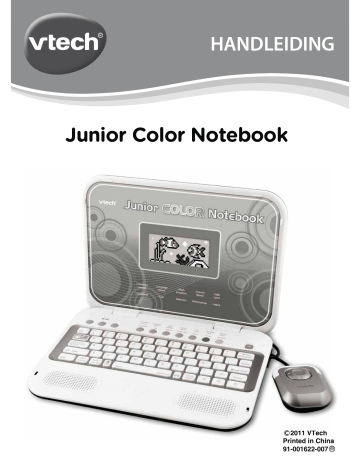 VTech Junior Color Notebook de handleiding | Manualzz