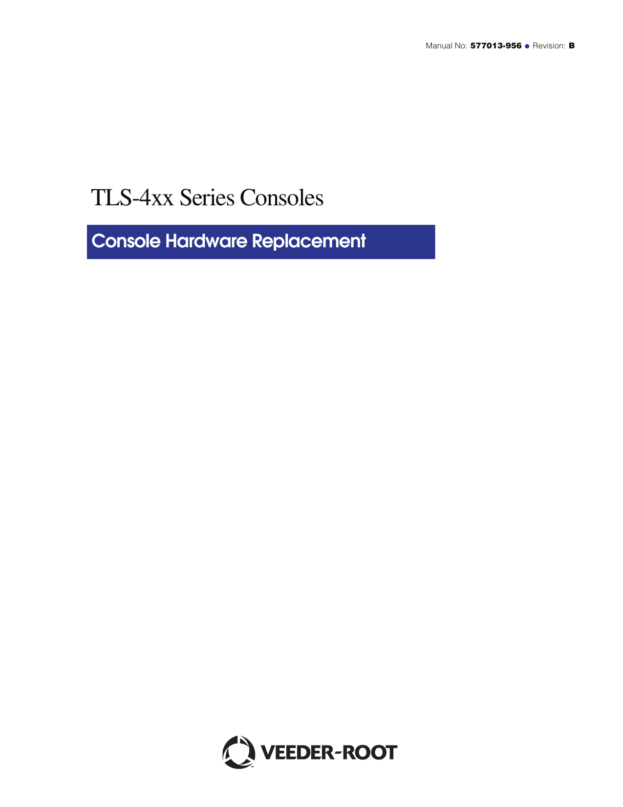 Veeder-Root TLS-450 Series Console Hardware Installation Guide | Manualzz