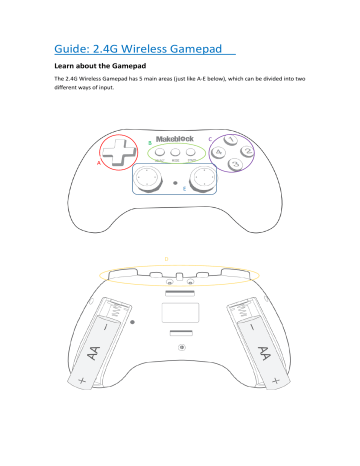 2.4G Wireless Gamepad User Guide | Manualzz